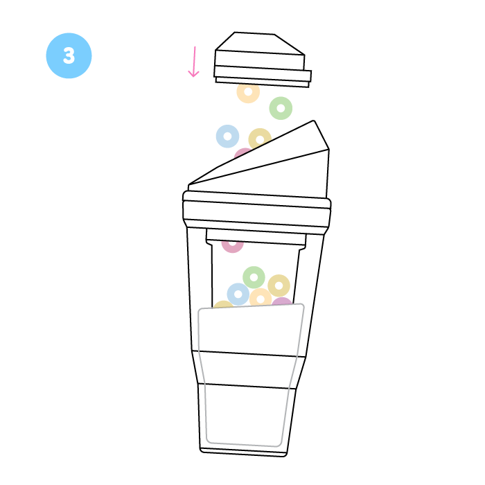 The Official CrunchCup Store - No Spoon, No Bowl, Portable Cereal Cup